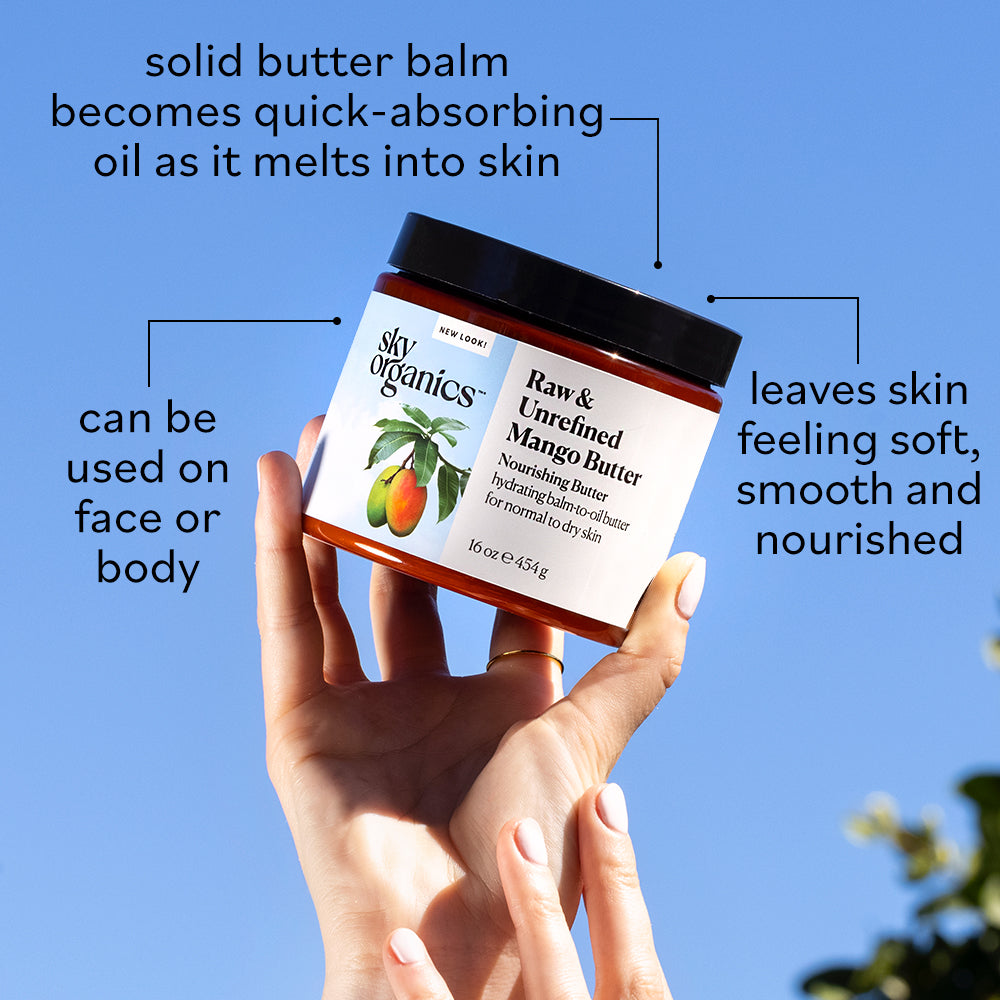 Raw & Unrefined Mango Butter – Sky Organics